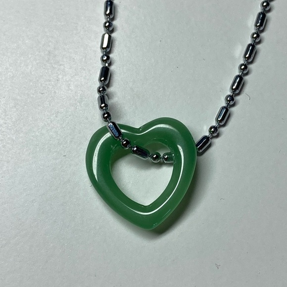 Jewelry | Myanmar Burmese Jade Jadeite Agate Love Heart Pendant | Poshmark